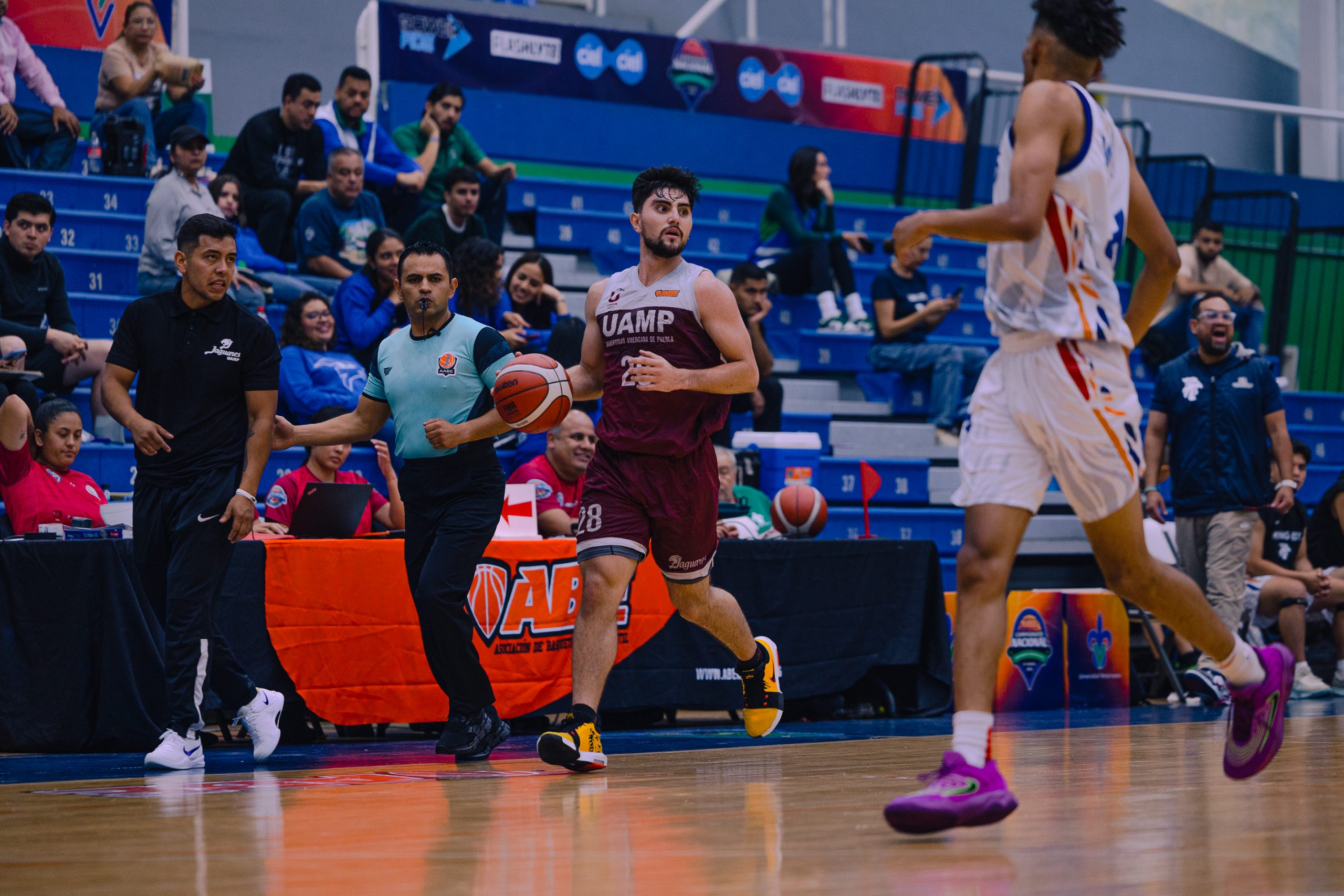 Trepidante partido entre UAMP Teziutlán y Gallos UAA - Liga ABE México